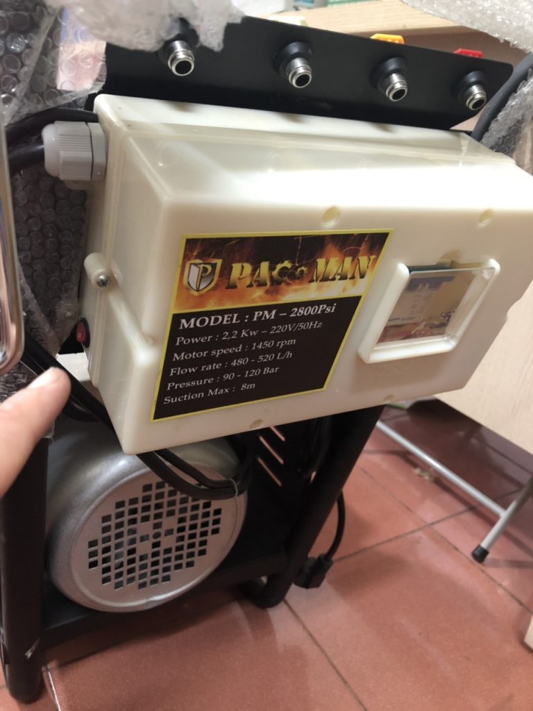 Máy xịt rửa xe cao áp Pacman - Asiacoma JSC - Chuyên cẩu tháp, vận ...